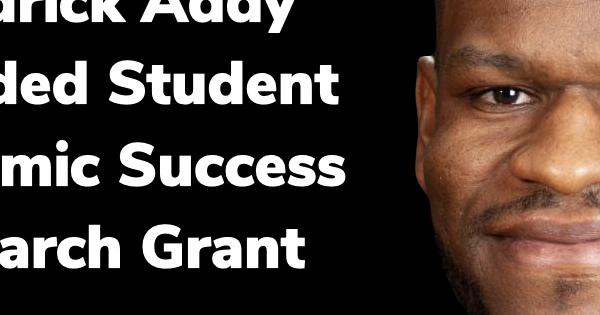 Assistant Professor Shadrick Addy Awarded Student Academic Success ...