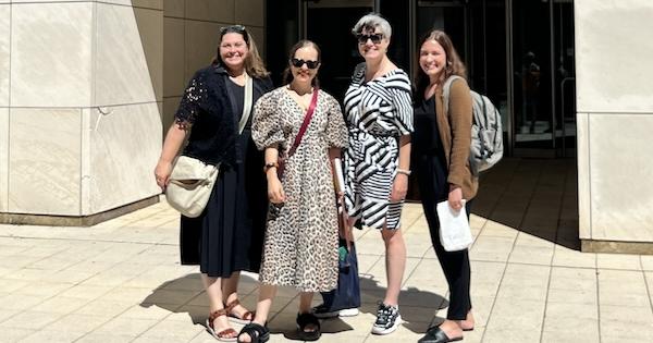 Rebekah Matheny and Madison Sabatelli Attend the Design Research ...